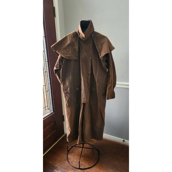 Jackets & Coats | Australian Outback Collection Brown Oilskin Drover ...